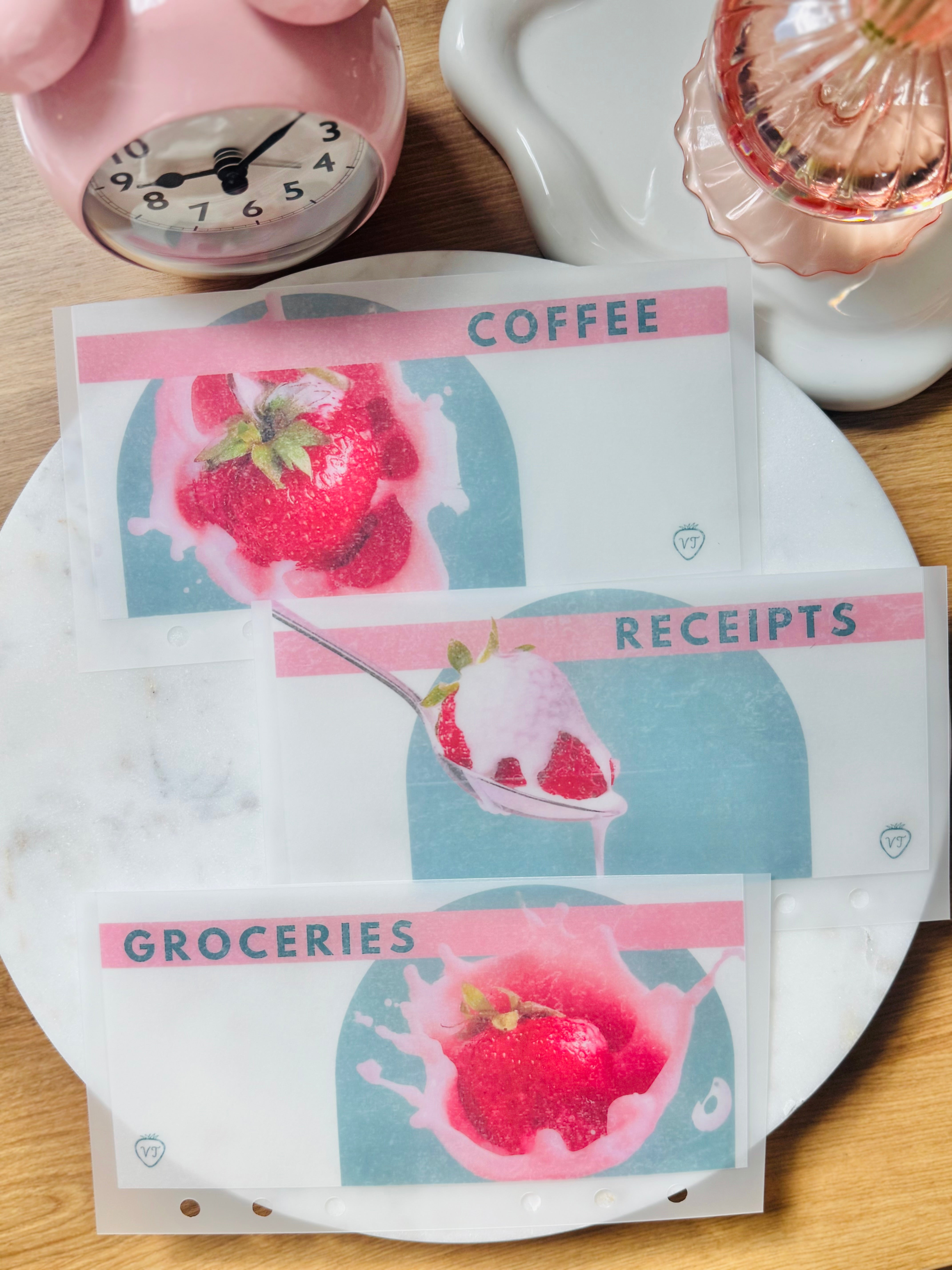 Strawberry Sweet Kream Cash Envelopes – Krafted by Koko