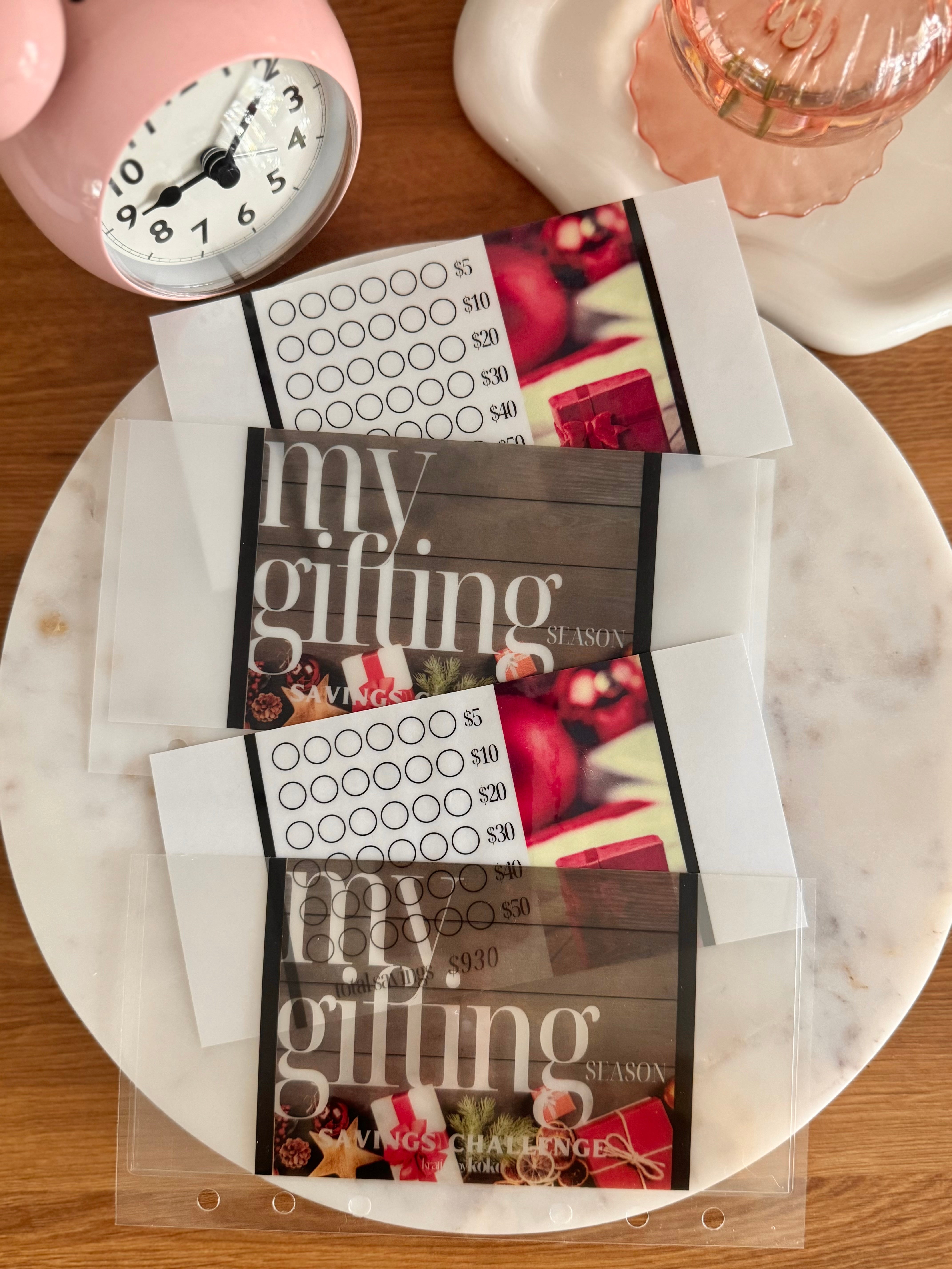 My Gifting Season Savings Challenge – Krafted by Koko